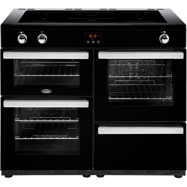 Belling 110cm Induction Range Cooker - COOKCENTRE 110EI BLK - 444444104 ...
