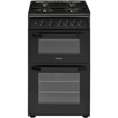 Hotpoint 50cm Twin Cavity Gas Cooker - HD5G00KCB : West Midlands ...
